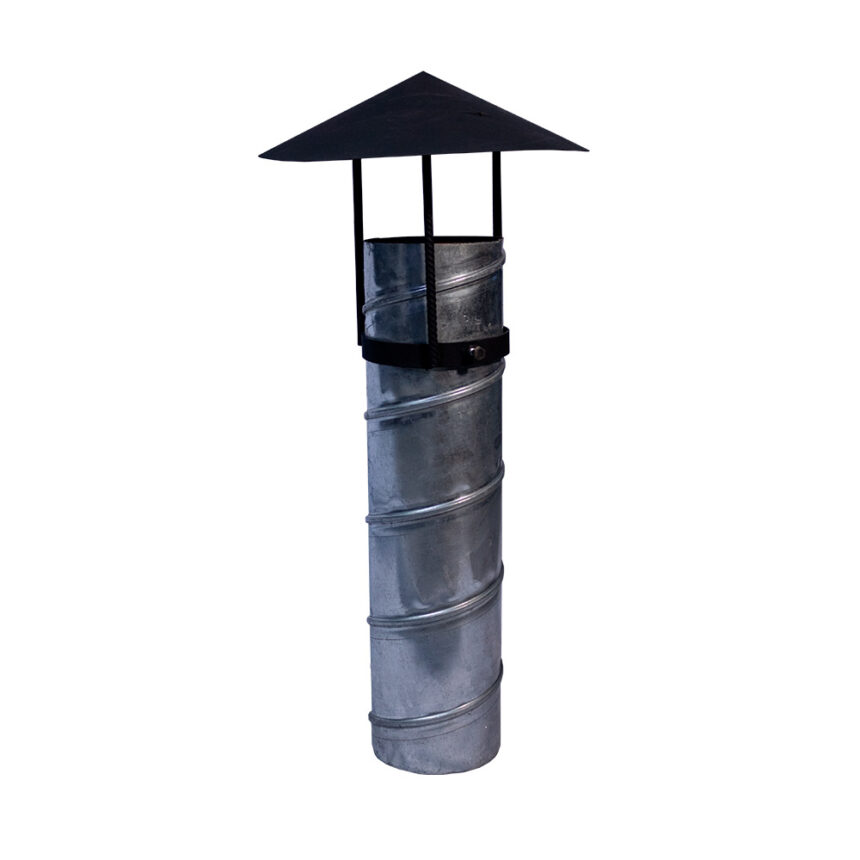 Chimenea con gorro chino estufa de leña – Indujara